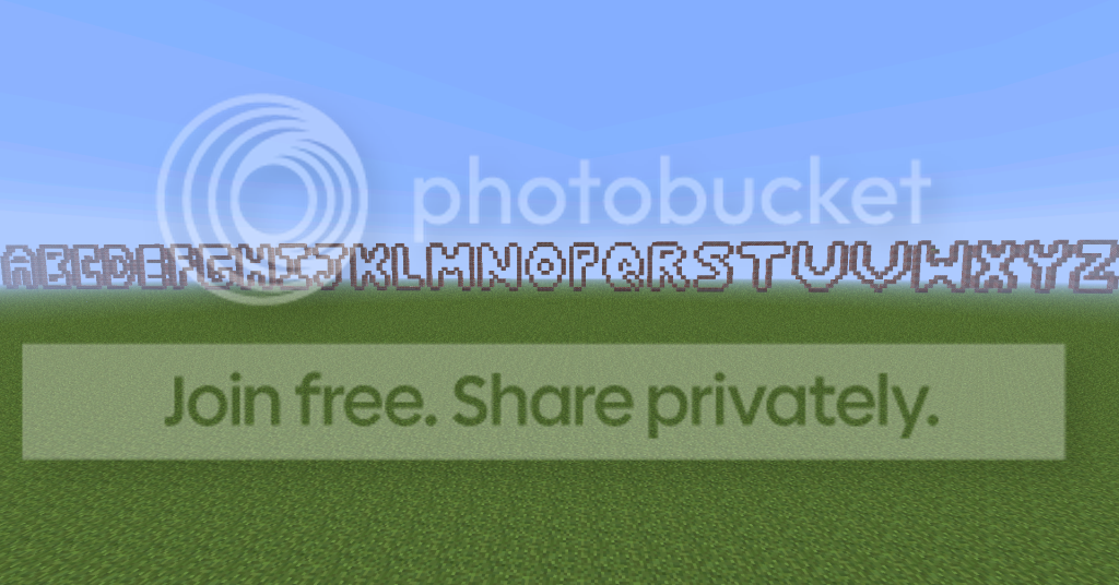 Letters - Creative Mode - Minecraft: Java Edition - Minecraft Forum ...