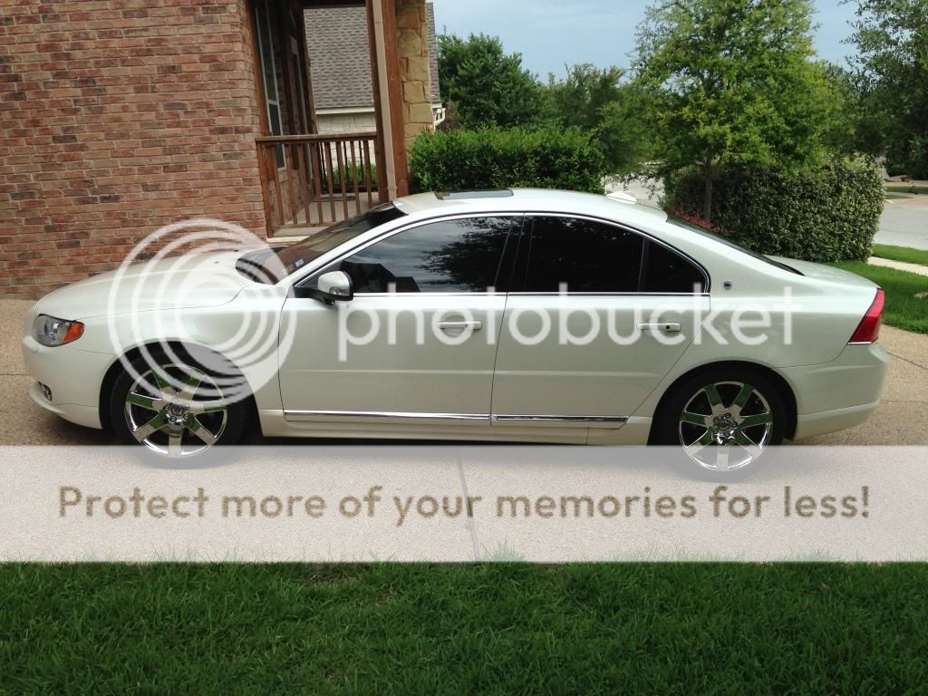 Finally lowered my S80! | SwedeSpeed - Volvo Performance Forum